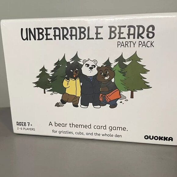 Games | Unbearable Bears Party Pack Fun Family Game For Ages 7 A Bear ...